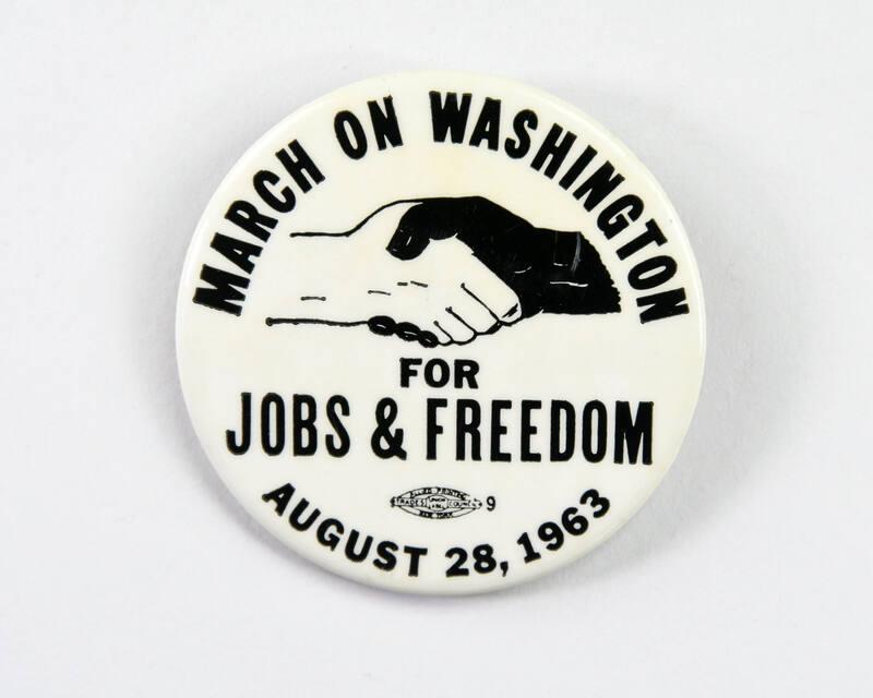 1963 March on Washington Commemorative Button – All Artifacts – Barack ...