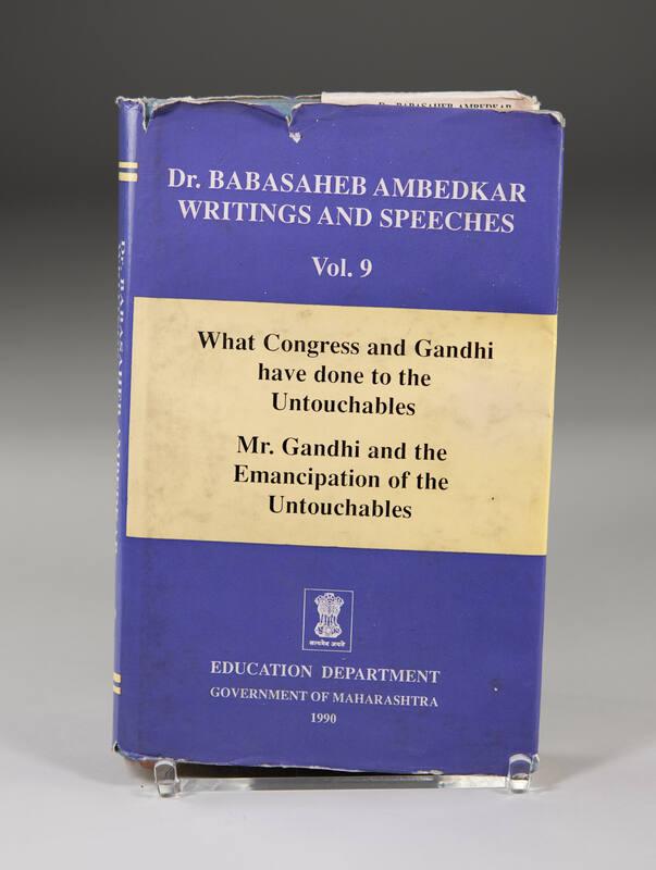 Dr. Babasaheb Ambedkar Writing and Speeches Vol. 9 – All Artifacts – Barack Obama Presidential ...