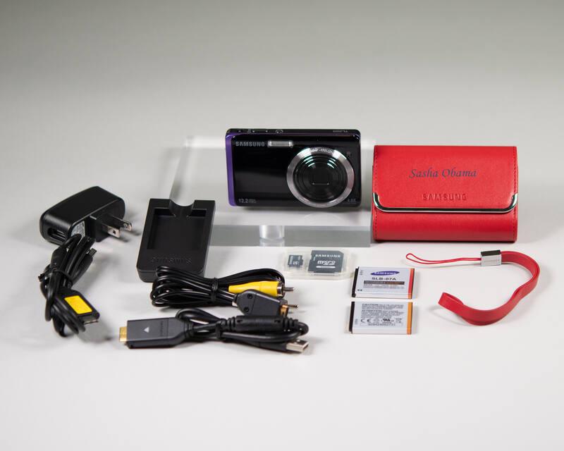 Personalized Samsung DualView Digital Camera for Sasha Obama – All ...