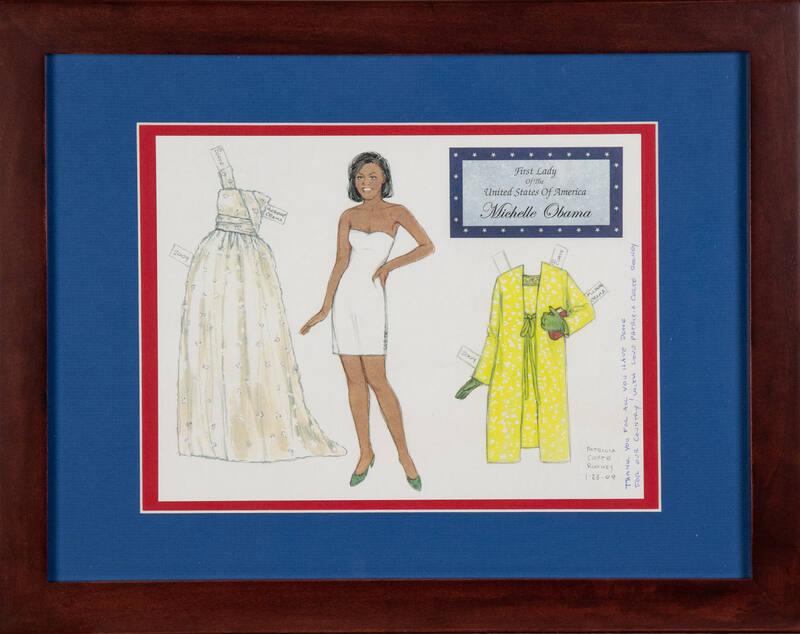 Paper Doll Michelle Obama Drawing – All Artifacts – Barack Obama ...