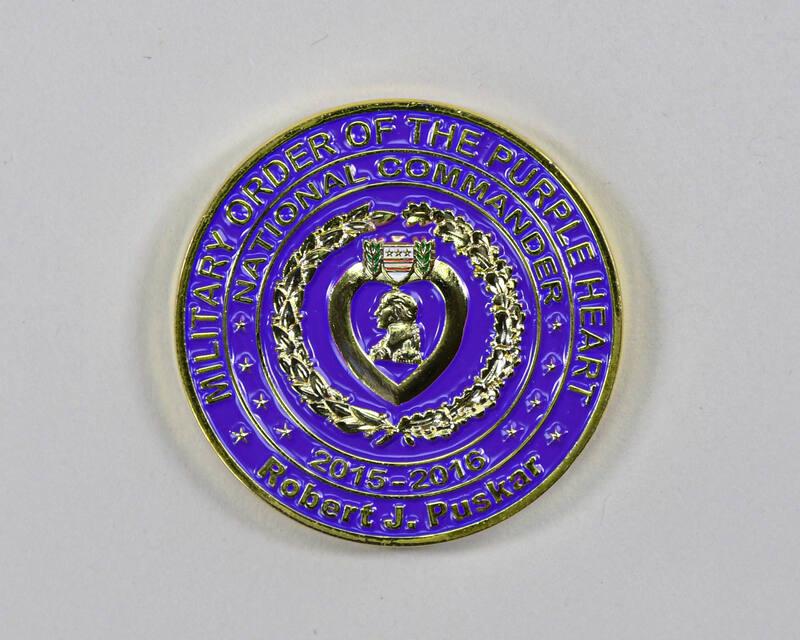 Purple Heart Challenge Coin – All Artifacts – Barack Obama Presidential ...