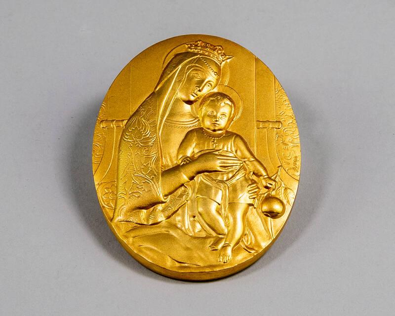 Madonna and Child Medallion – All Artifacts – Barack Obama Presidential ...
