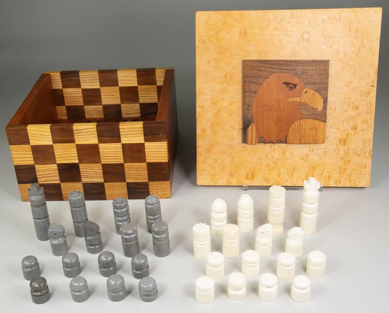 Handmade Wood Chess Set – All Artifacts – Barack Obama Presidential ...
