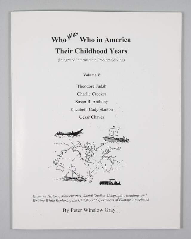Who Was Who in America Volume V: Their Childhood Years: Theodore Judah ...