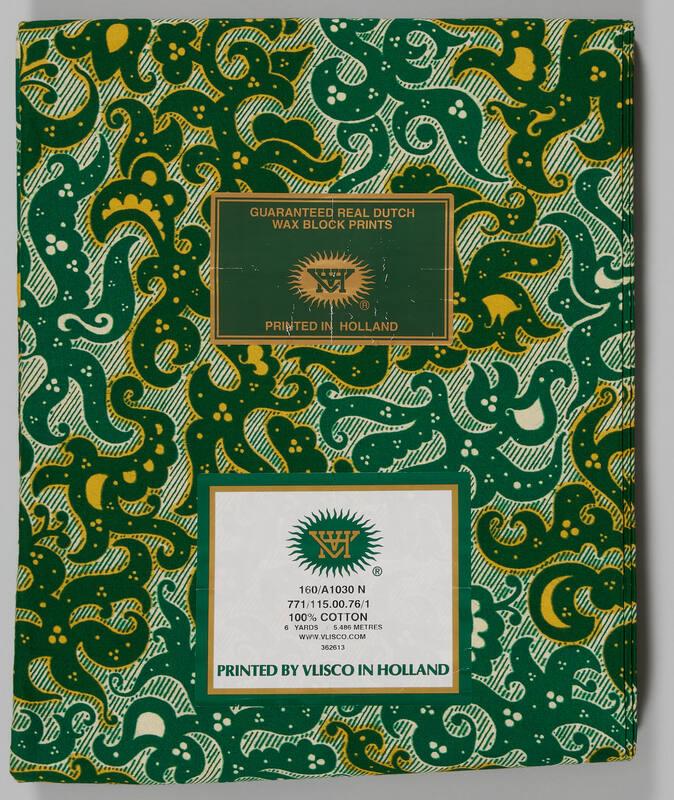 Bolt of Fabric with Wax Print Pattern – All Artifacts – Barack Obama ...