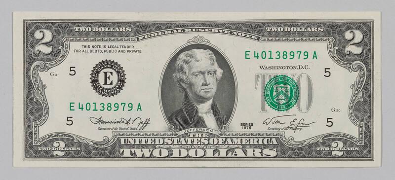 United States Two Dollar Bill – All Artifacts – Barack Obama ...